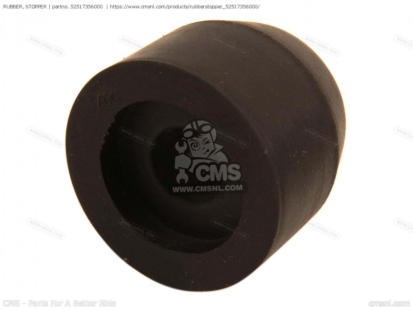 52517356000: Rubber, Stopper Honda - buy the 52517-356-000 at CMSNL