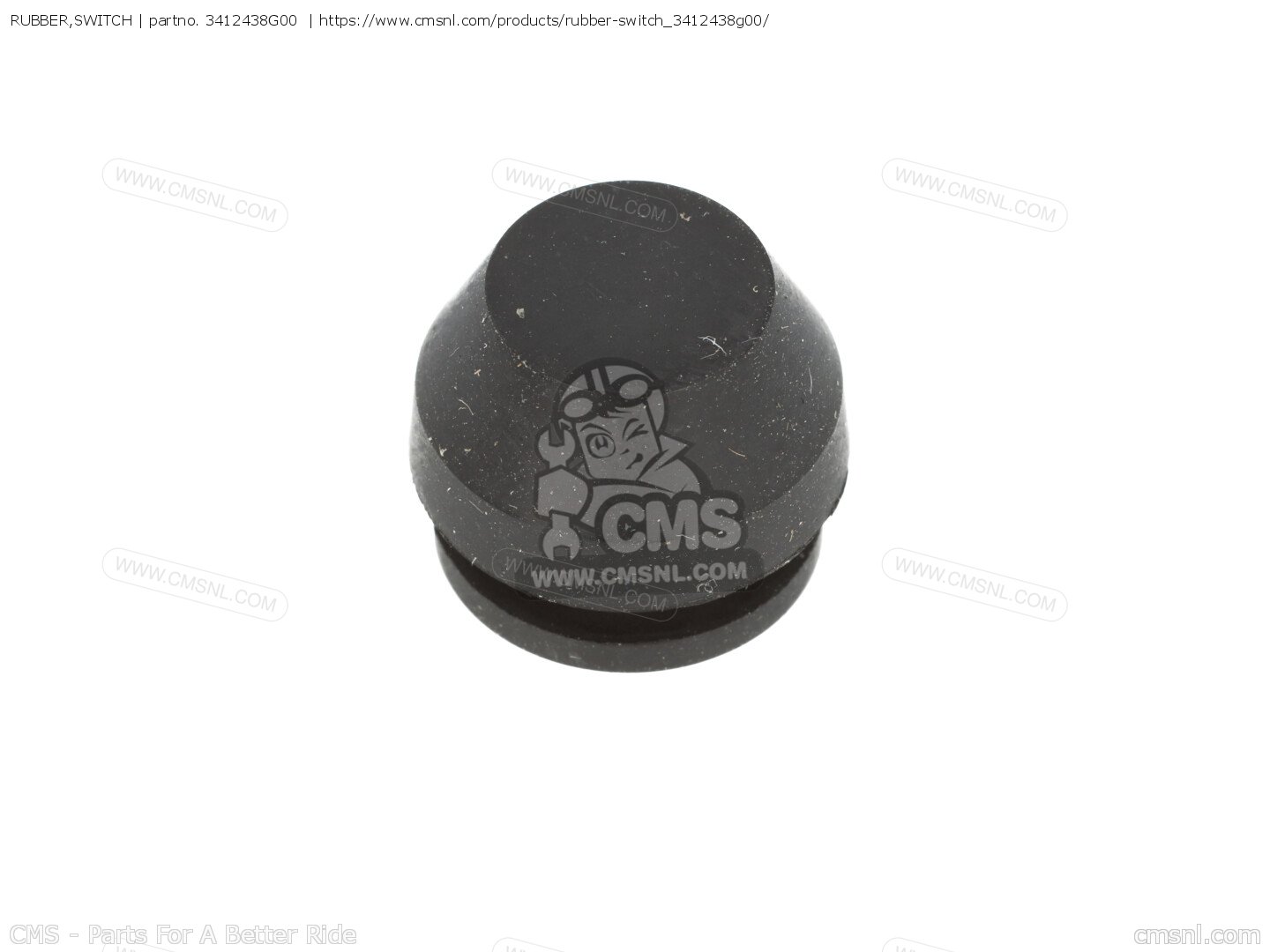 3412438G00: Rubber,switch Suzuki - buy the 34124-38G00 at CMSNL