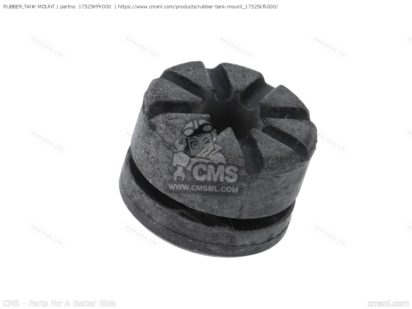 17525KFK000: RUBBER,TANK MOUNT Honda - buy the 17525-KFK-000 at CMSNL