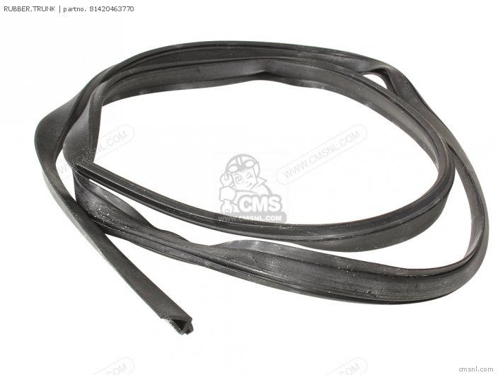 81420463770: RUBBER,TRUNK Honda - buy the 81420-463-770 at CMSNL