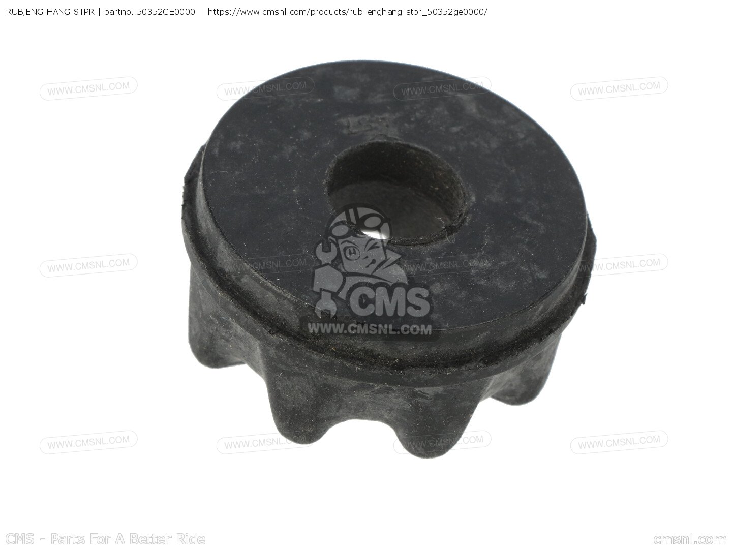 50352GE0000: RUB,ENG.HANG STPR Honda - buy the 50352-GE0-000 at CMSNL