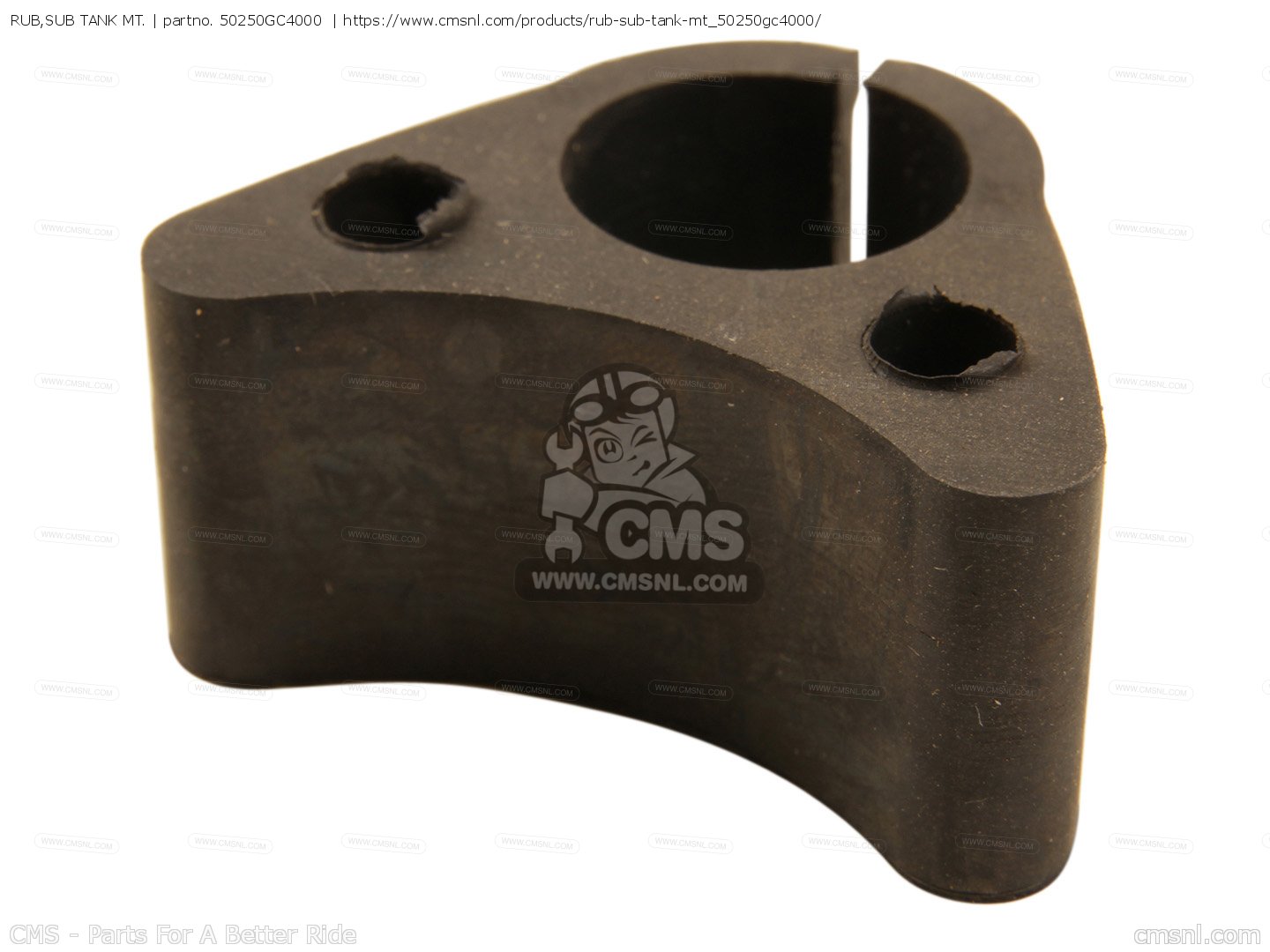 50250GC4000: RUB,SUB TANK MT. Honda - buy the 50250-GC4-000 at CMSNL