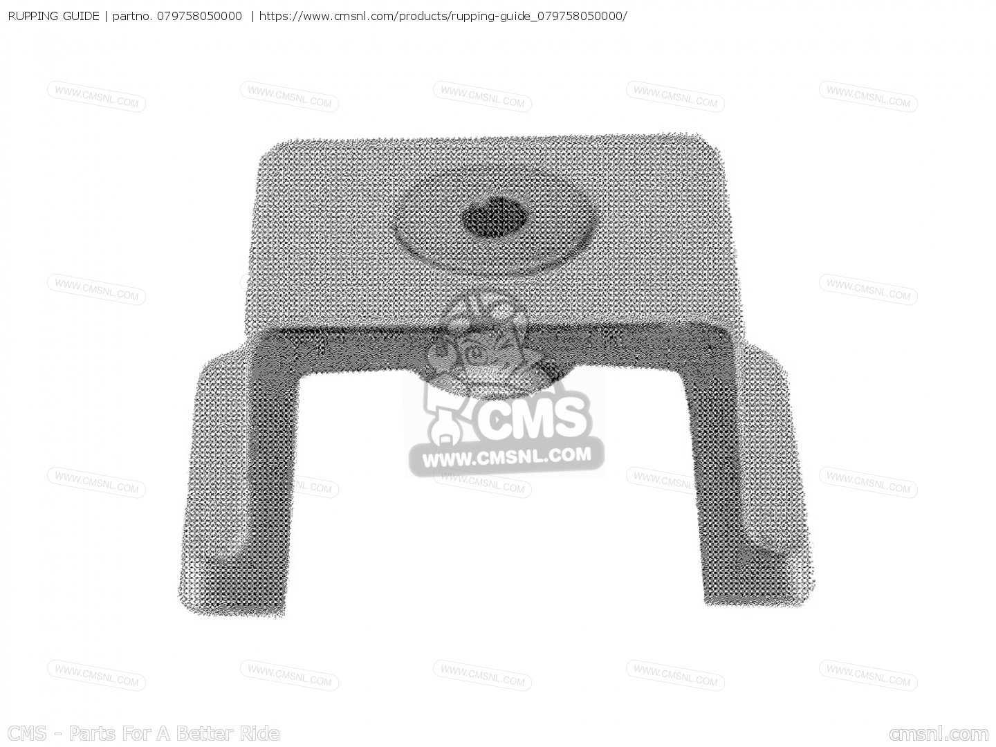 079758050000: RUPPING GUIDE Honda - buy the 07975-8050000 at CMSNL