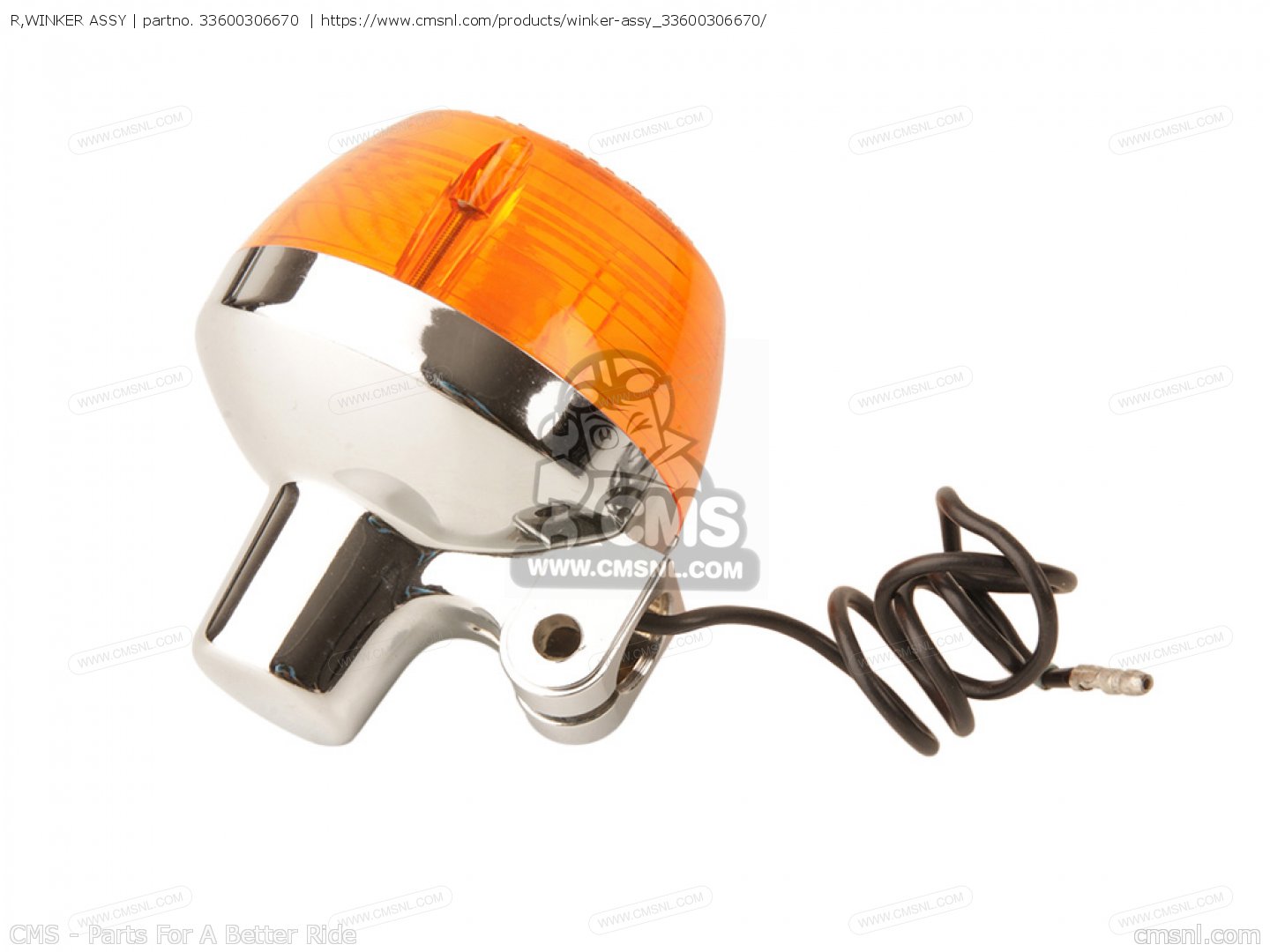 33600306670: R,WINKER ASSY Honda - buy the 33600-306-670 at CMSNL