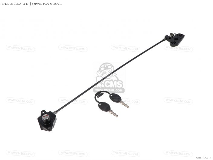 PGAP8102911: SADDLE LOCK CPL. Piaggio Group - buy the PGAP8102911 at CMSNL