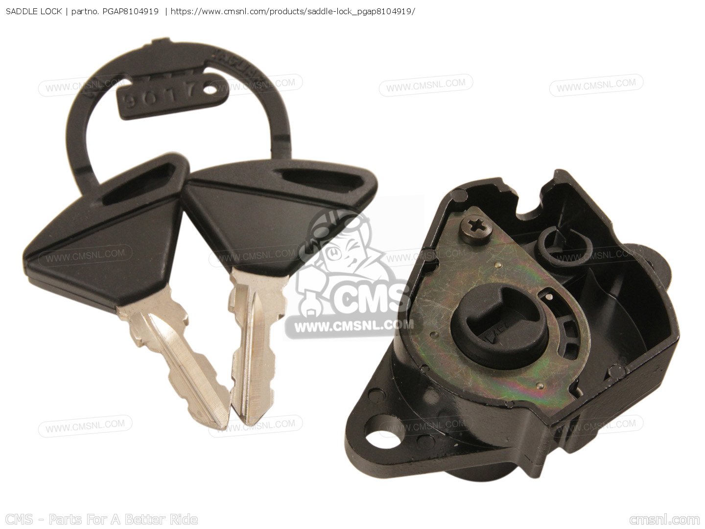 PGAP8104919: Saddle Lock Piaggio Group - buy the AP8104919 at CMSNL