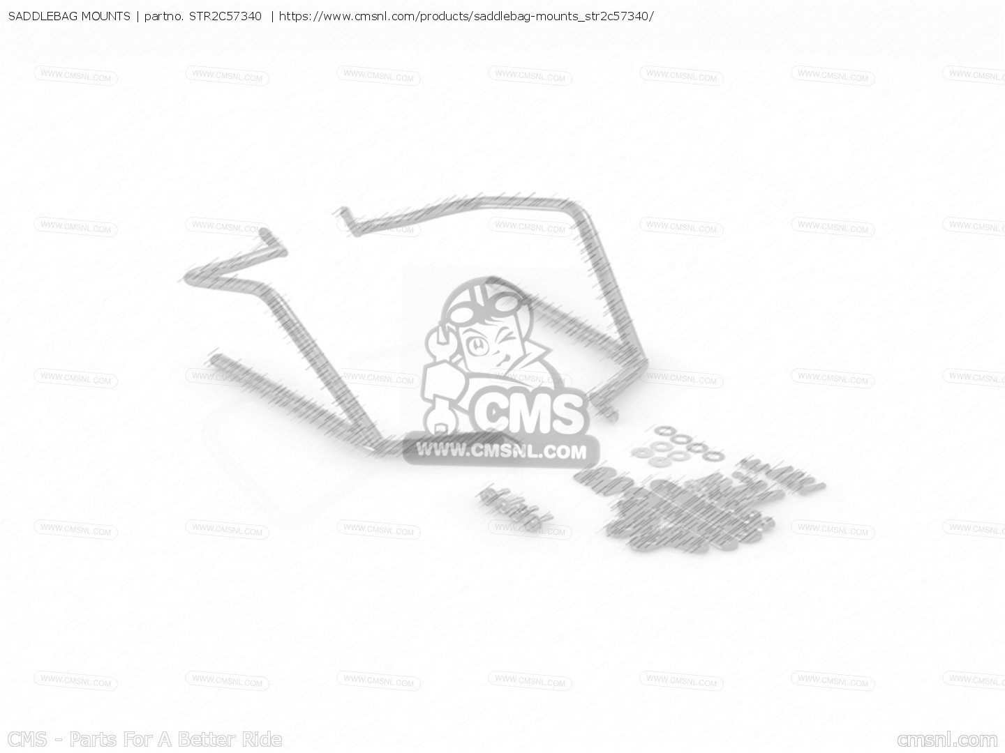 STR2C57340: SADDLEBAG MOUNTS Yamaha - buy the STR-2C573-40-00 at CMSNL