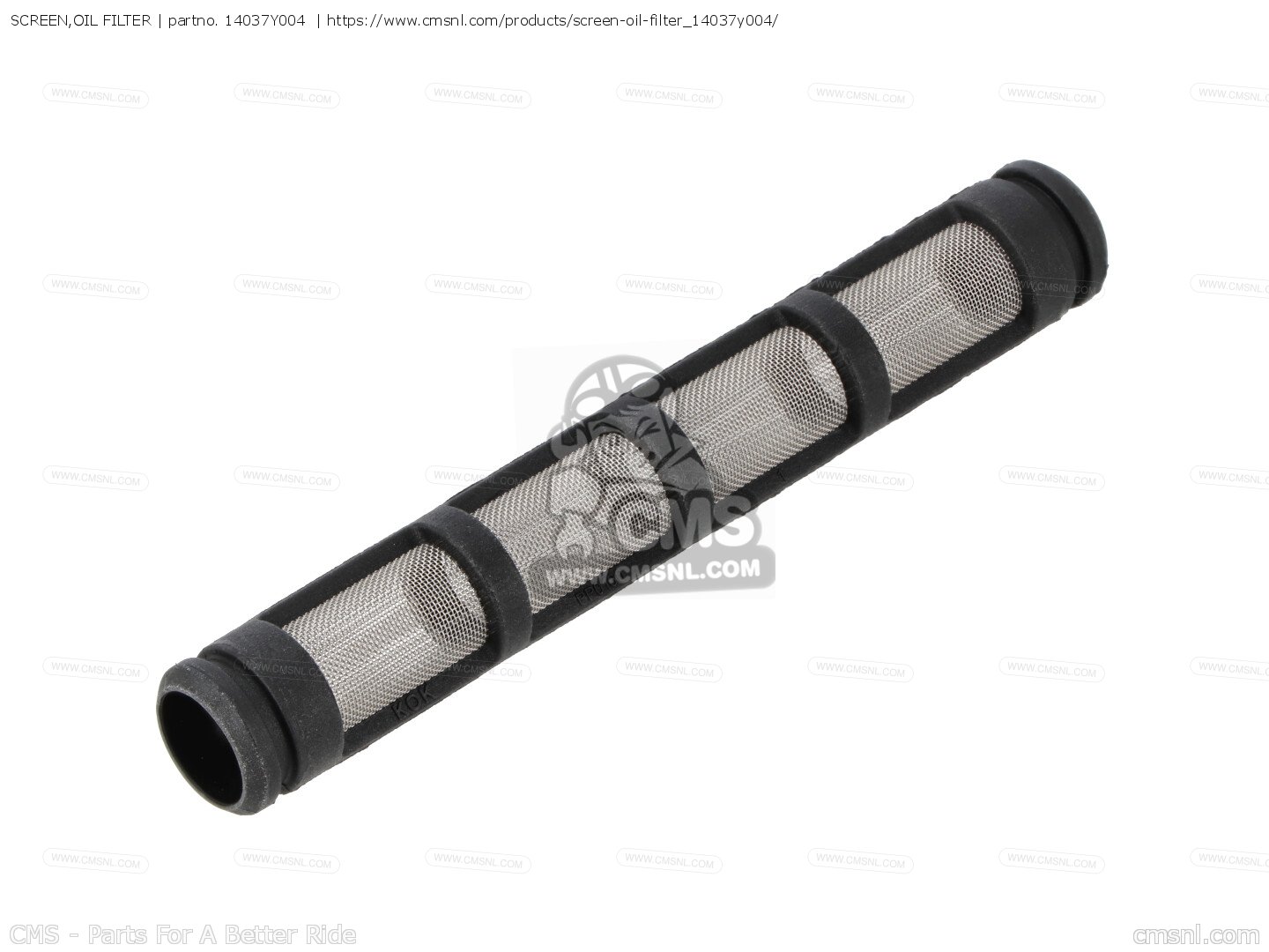 14037Y004: SCREEN,OIL FILTER Kawasaki - buy the 14037-Y004 at CMSNL