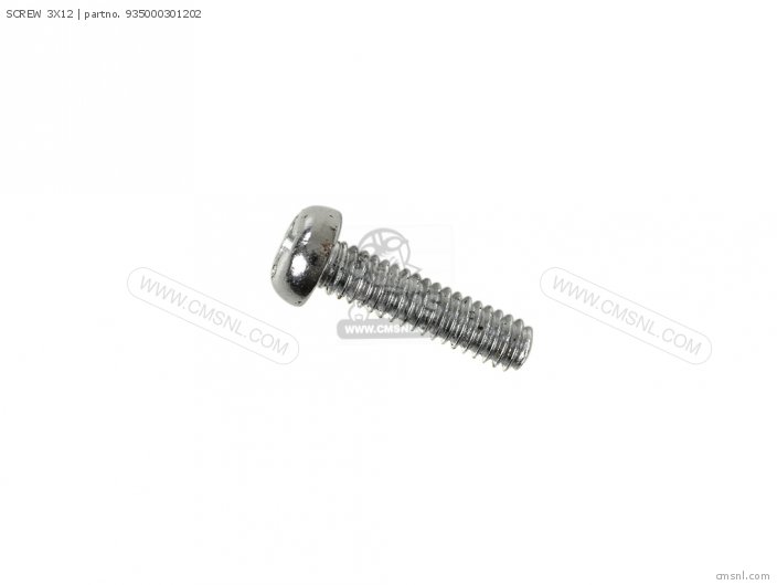 SCREW 3X12 for C50 CUB 1969 ENGLAND - order at CMSNL