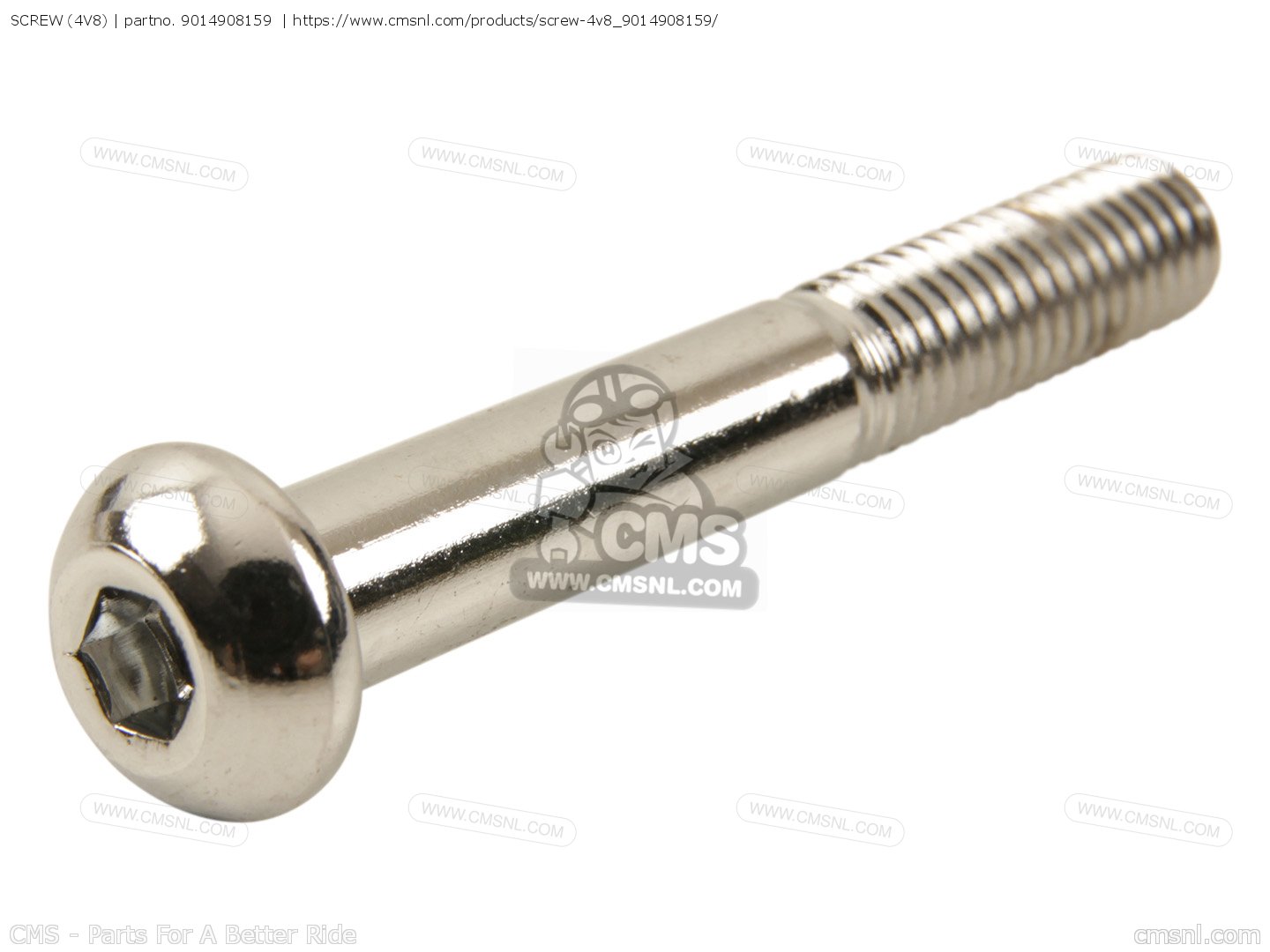 9014908159: Screw (4v8) Yamaha - buy the 90149-08159 at CMSNL