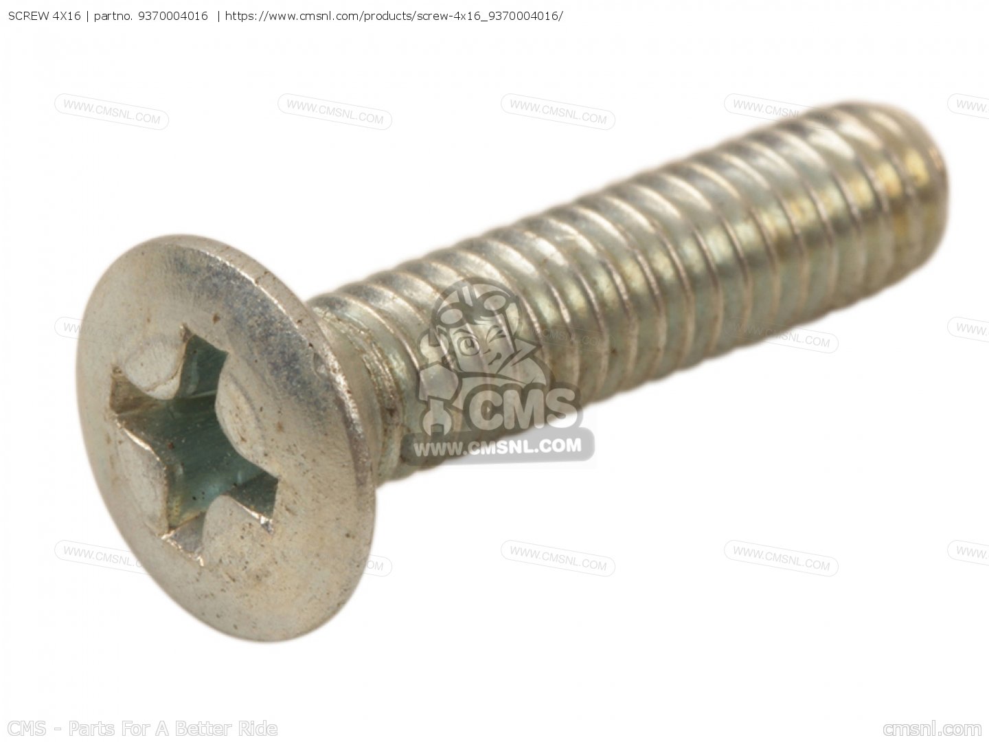 9370004016: Screw 4x16 Honda - buy the 93700-04016 at CMSNL