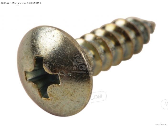 9390314410: Screw 4x16 Honda - buy the 93903-14410 at CMSNL