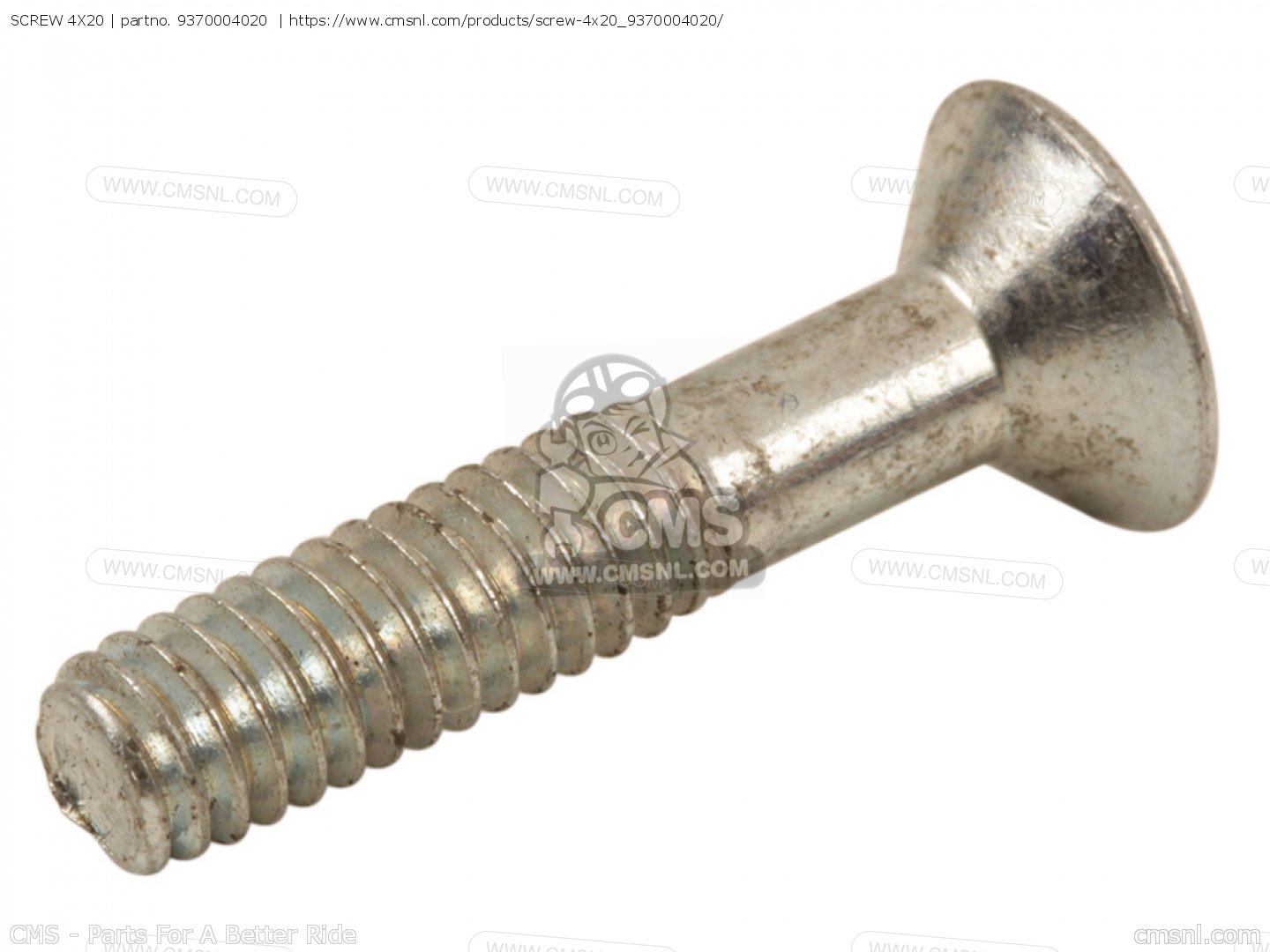 9370004020: Screw 4x20 Honda - buy the 93700-04020 at CMSNL