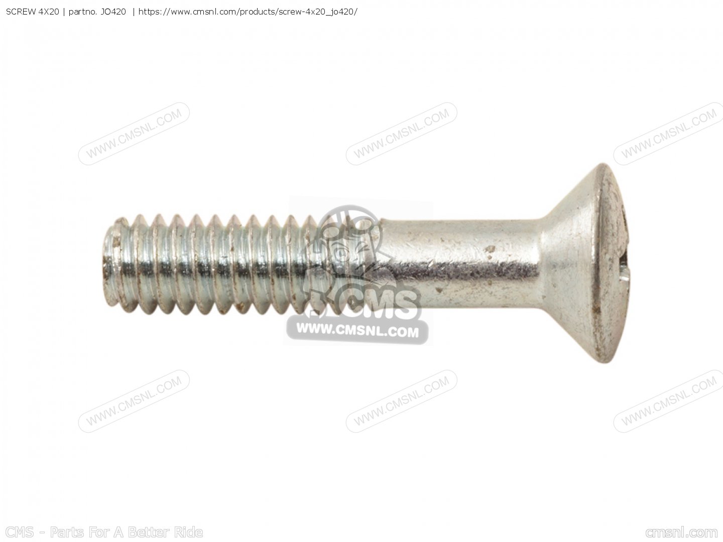 JO420: SCREW 4X20 Honda - buy the JO420 at CMSNL