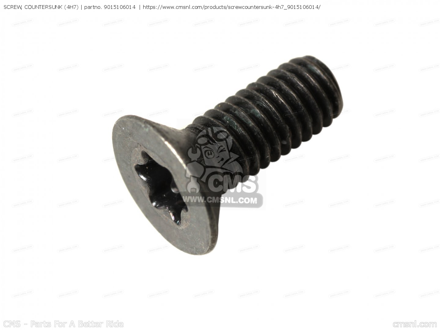 9015106014: SCREW, COUNTERSUNK (4H7) Yamaha - buy the 90151-06014-00 at ...
