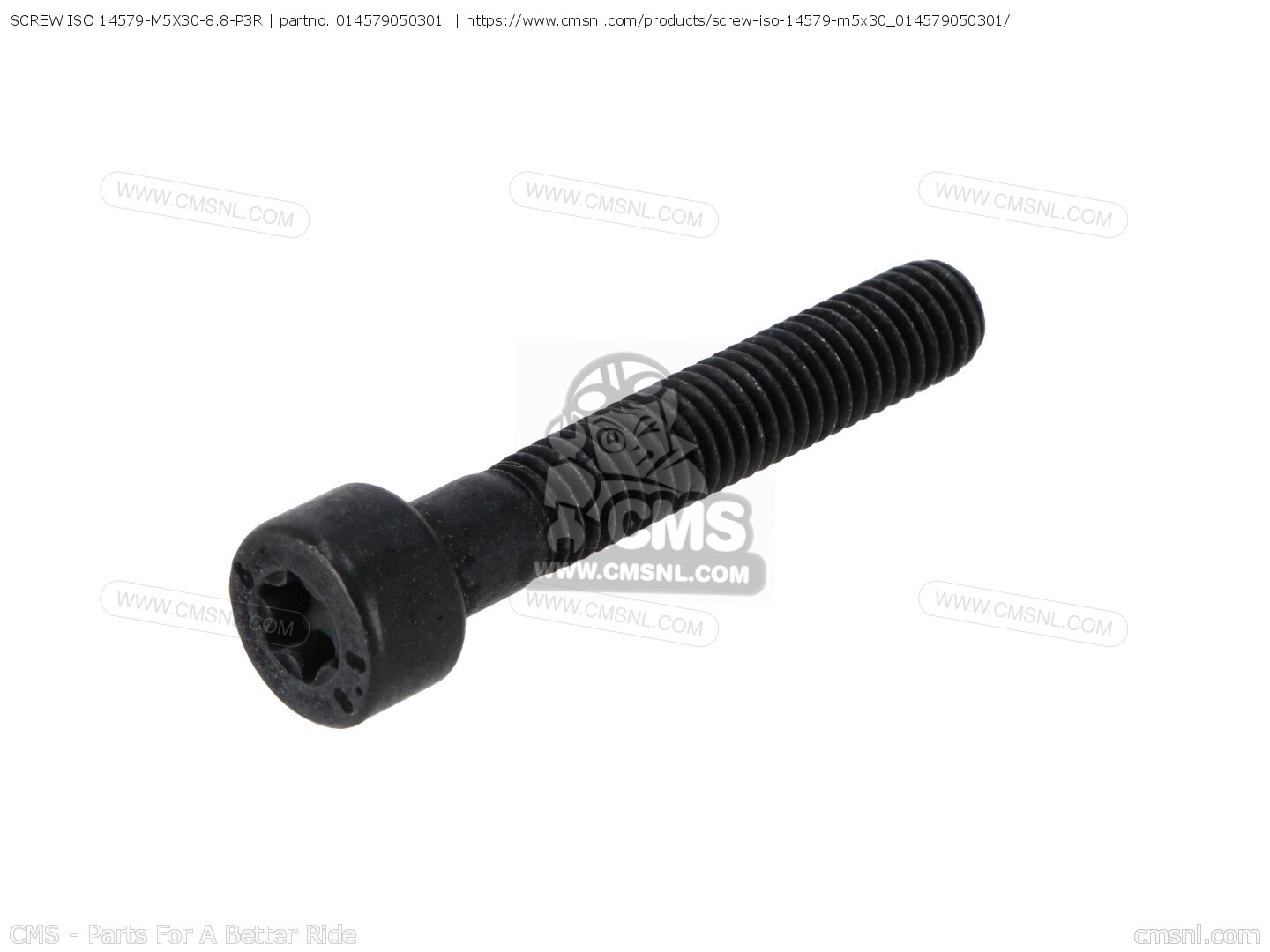 014579050301: SCREW ISO 14579-M5X30-8.8-P3R KTM - buy the 014579050301 ...