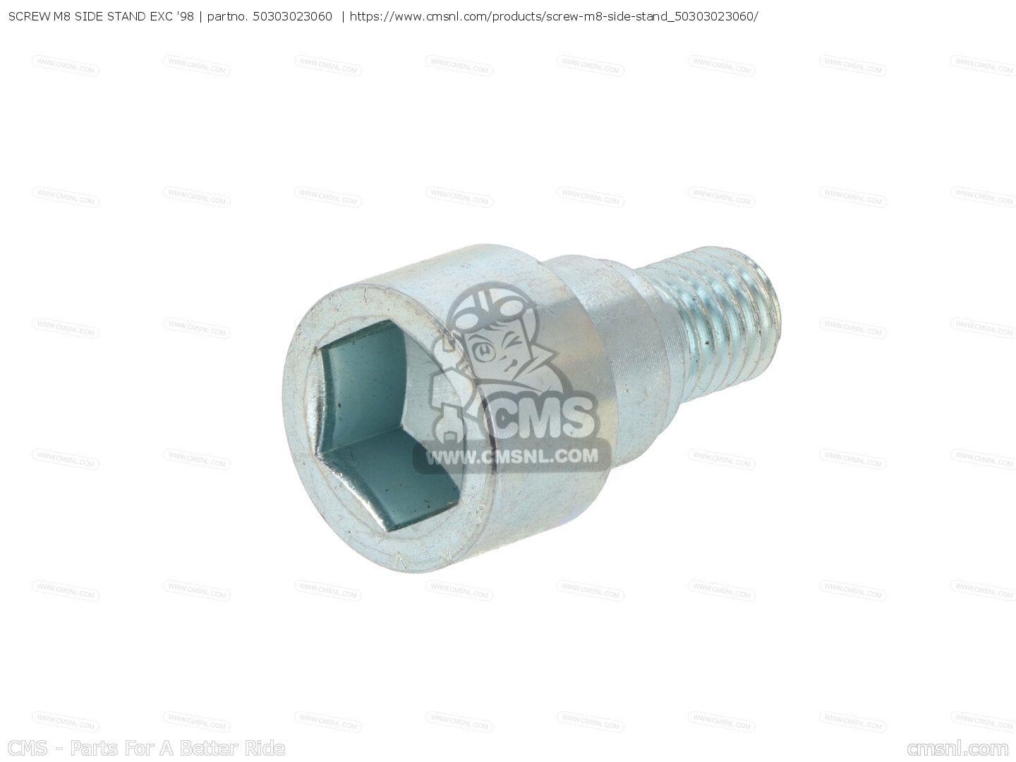 SCREW M8 SIDE STAND EXC '98 for KTM - order at CMSNL