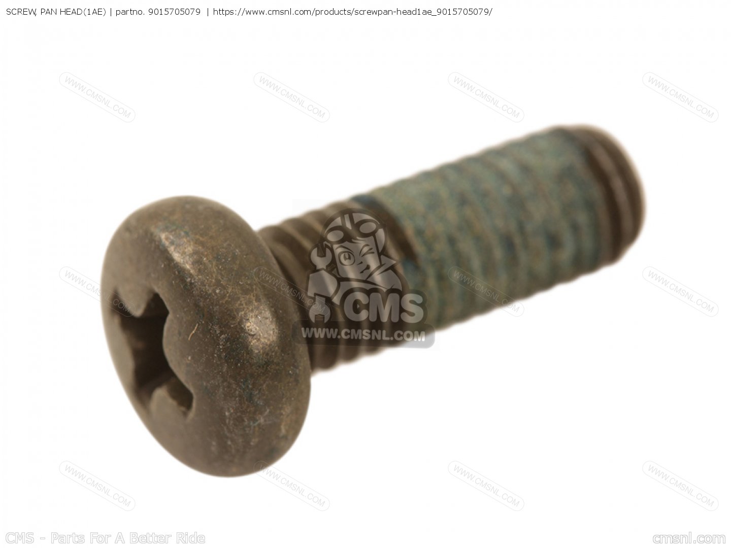 9015705079: SCREW, PAN HEAD(1AE) Yamaha - buy the 90157-05079-00 at CMSNL