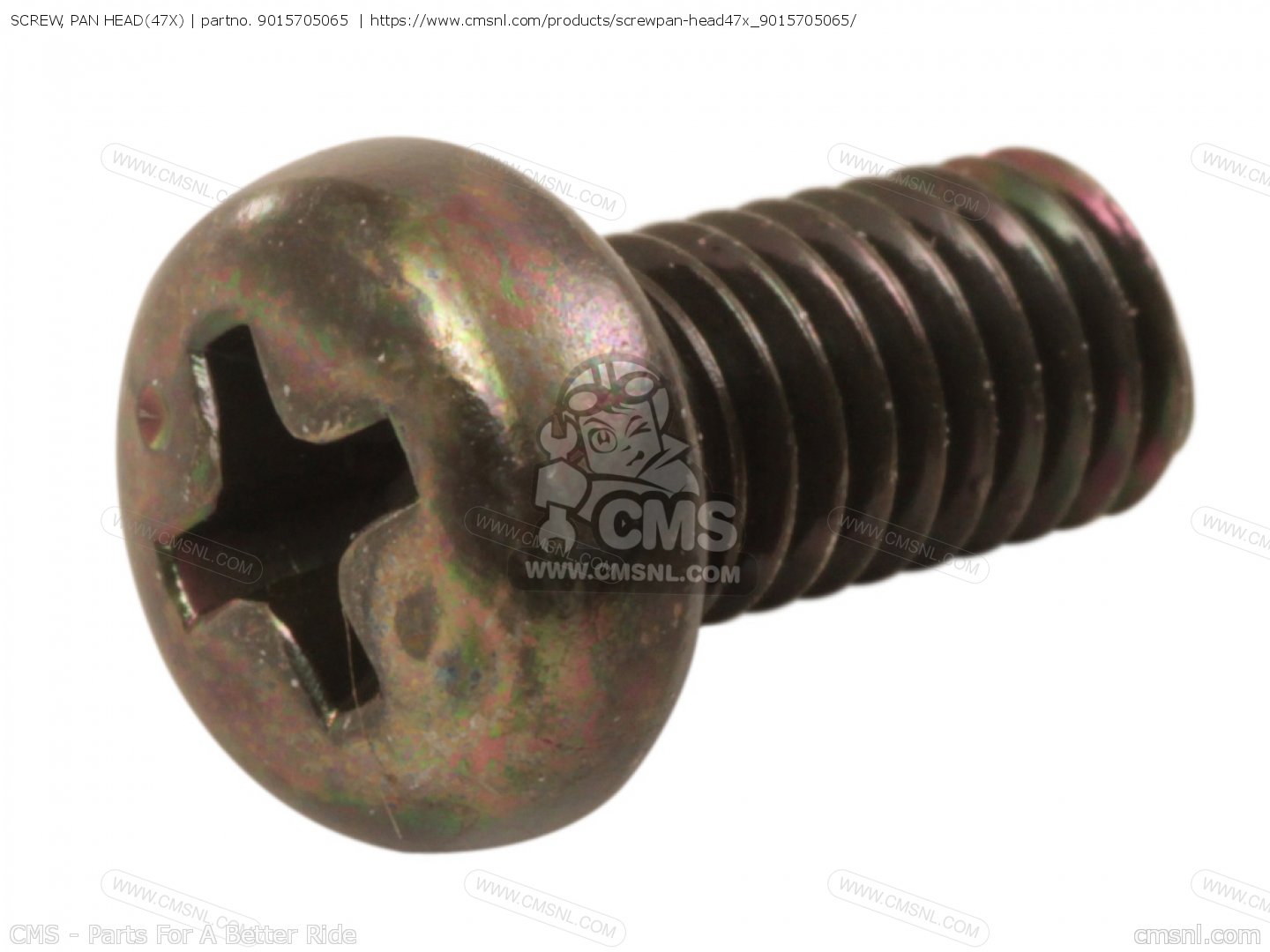 SCREW, PAN HEAD(47X) for Yamaha - order at CMSNL