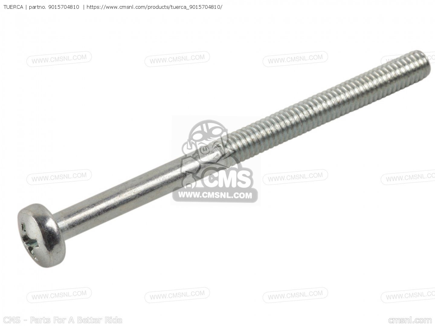 9015704810: SCREW, PAN HEAD Yamaha - buy the 90157-04810-00 at CMSNL
