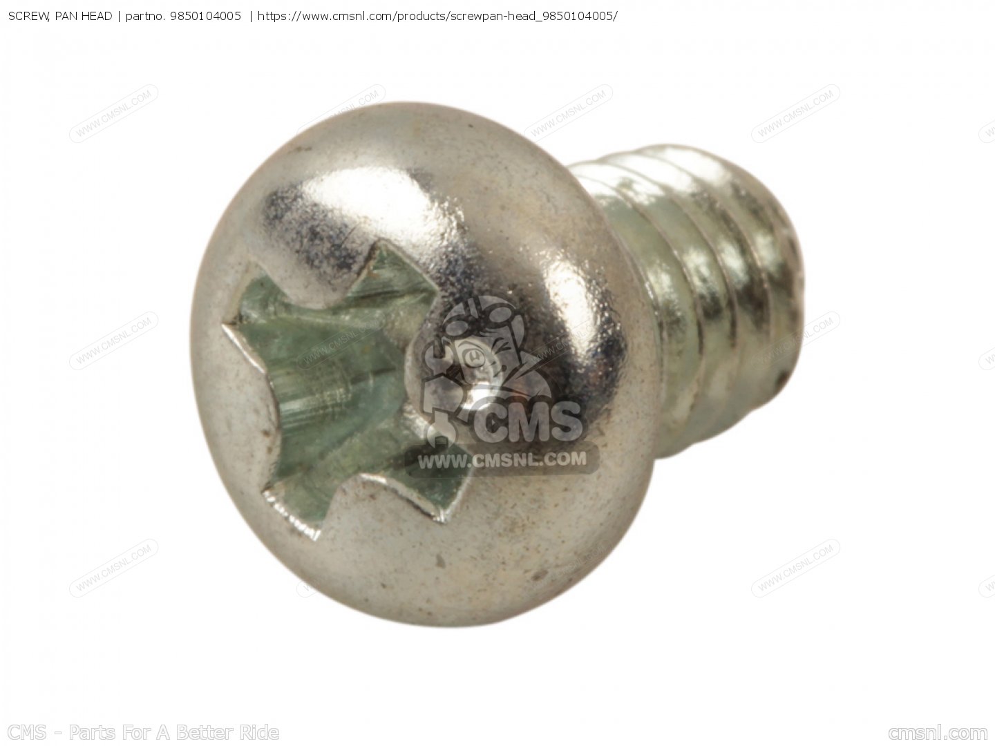 SCREW, PAN HEAD for Yamaha - order at CMSNL