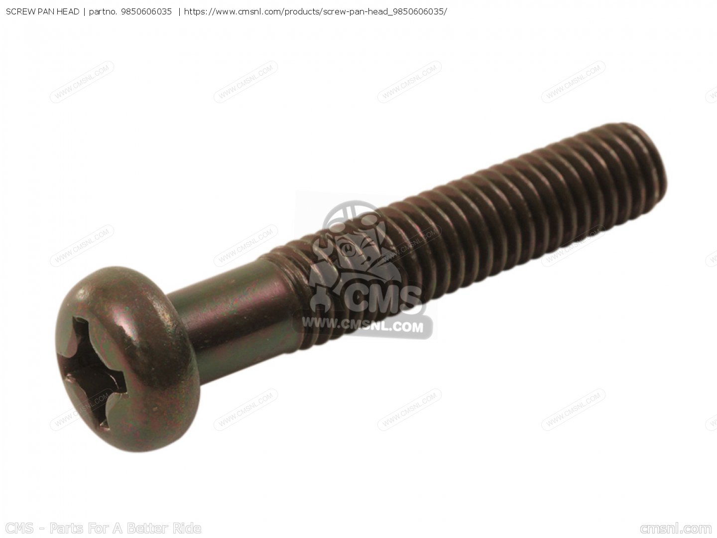 SCREW PAN HEAD for Yamaha - order at CMSNL