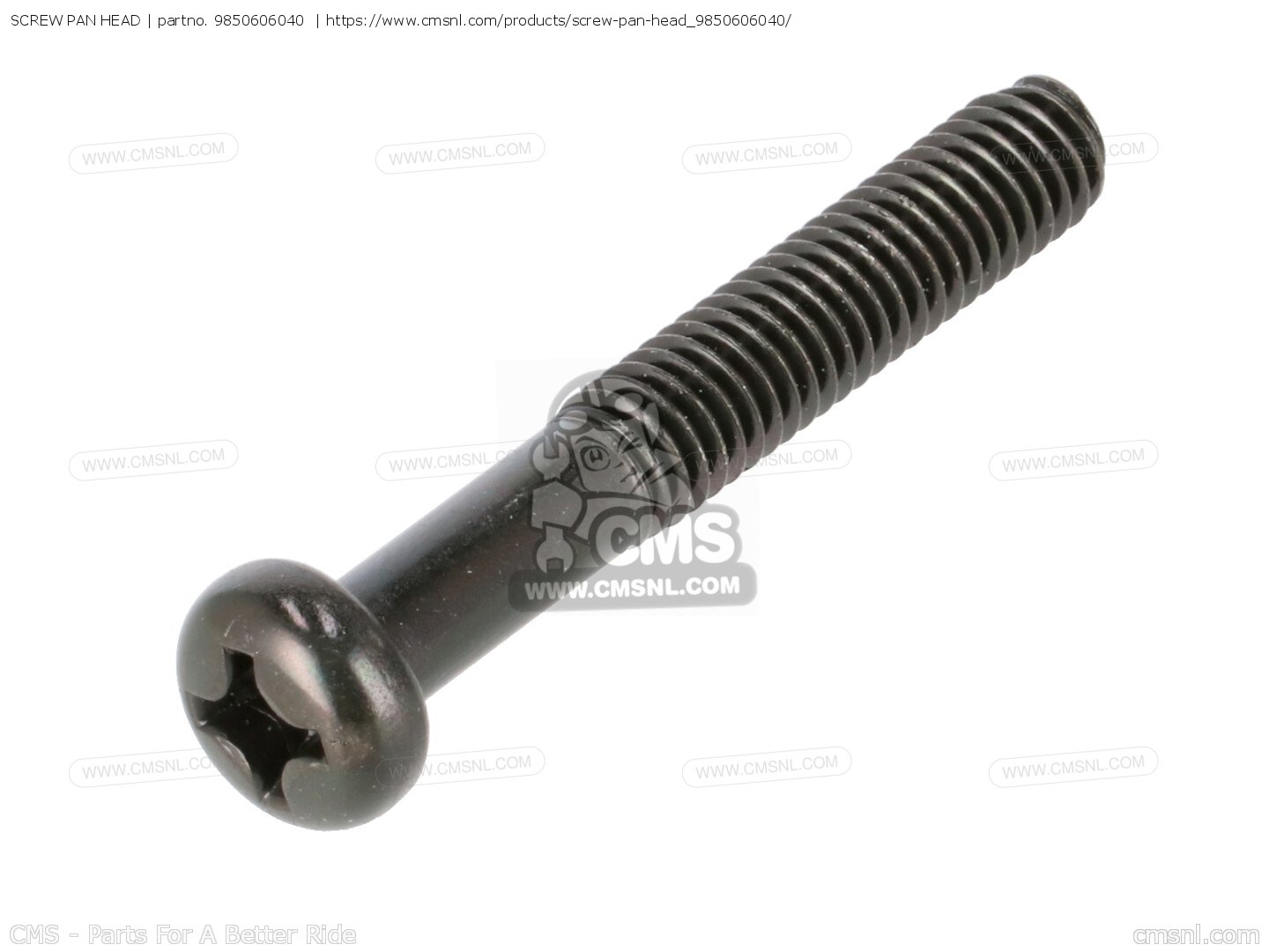 SCREW PAN HEAD for Yamaha - order at CMSNL