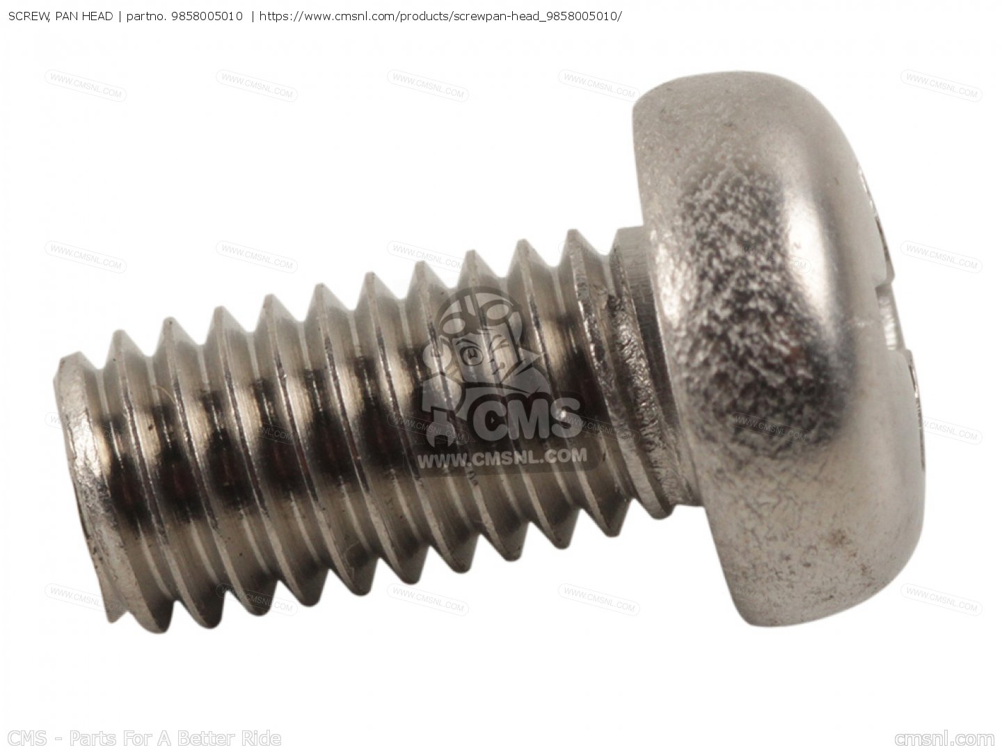 SCREW, PAN HEADをYamahaに - CMSNLで注文