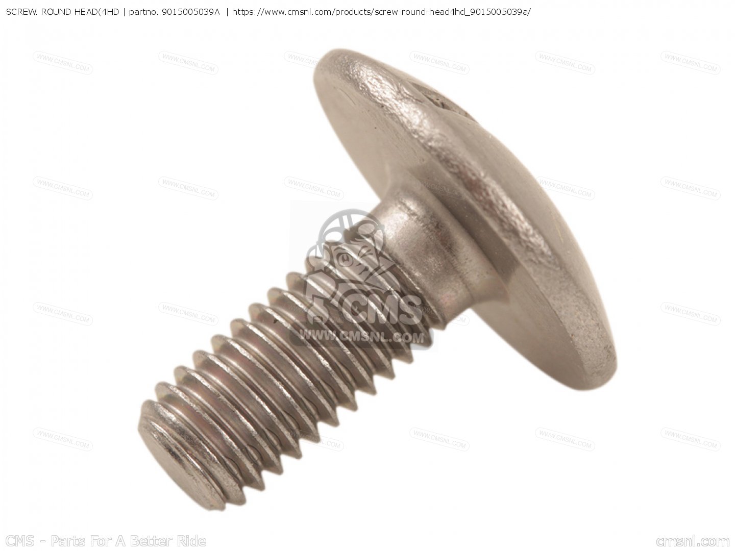 9015005039A: SCREW. ROUND HEAD(4HD Yamaha - buy the 90150-05039-A at CMSNL