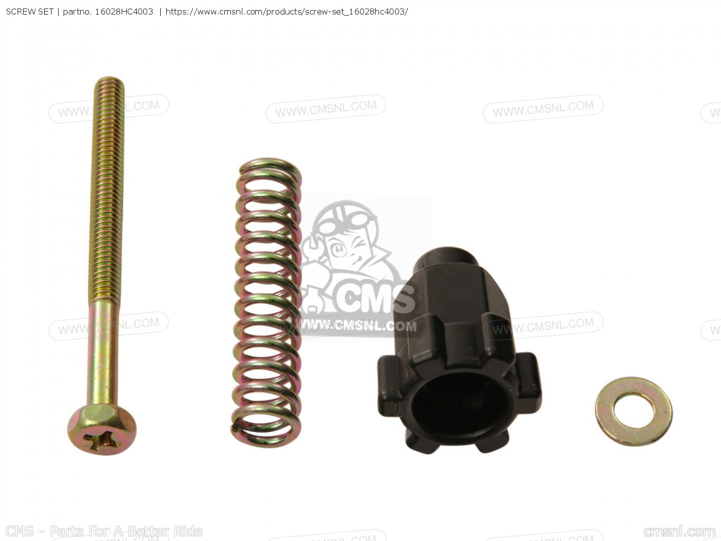 16028HC4003: Screw Set Honda - buy the 16028-HC4-003 at CMSNL