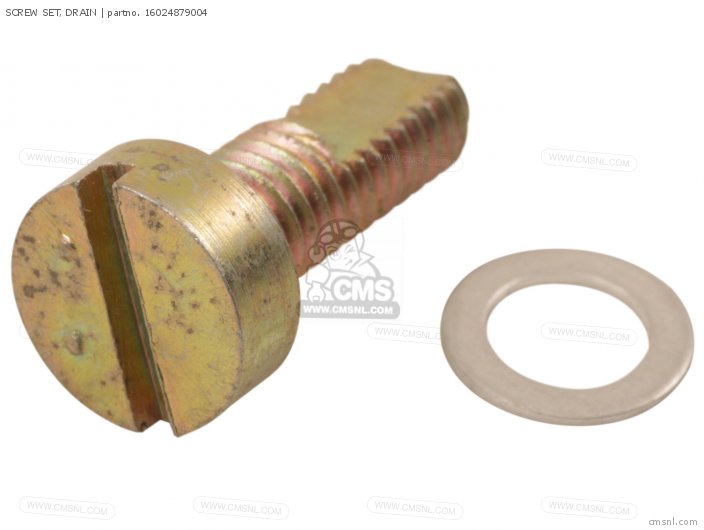 16024879004: Screw Set, Drain Honda - buy the 16024-879-004 at CMSNL