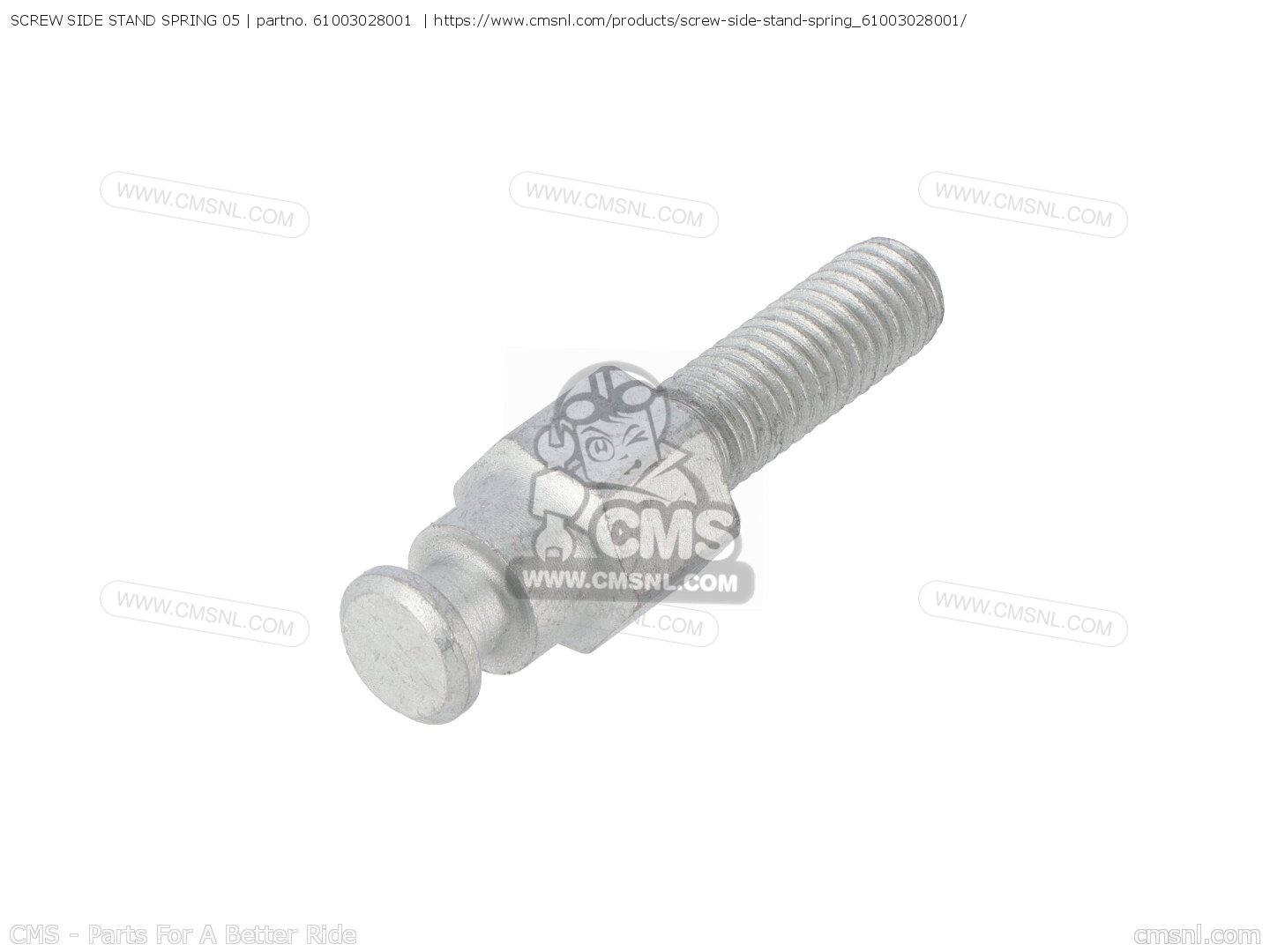 SCREW SIDE STAND SPRING 05 for KTM - order at CMSNL