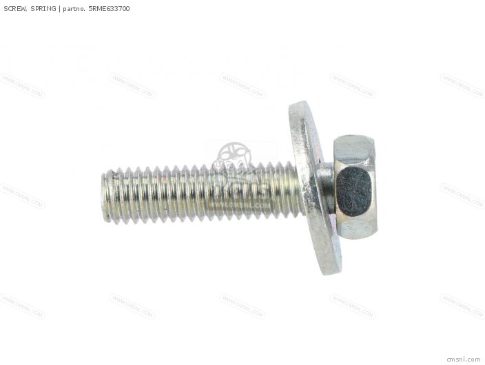 5RME633700: SCREW, SPRING Yamaha - buy the 5RM-E6337-00-00 at CMSNL
