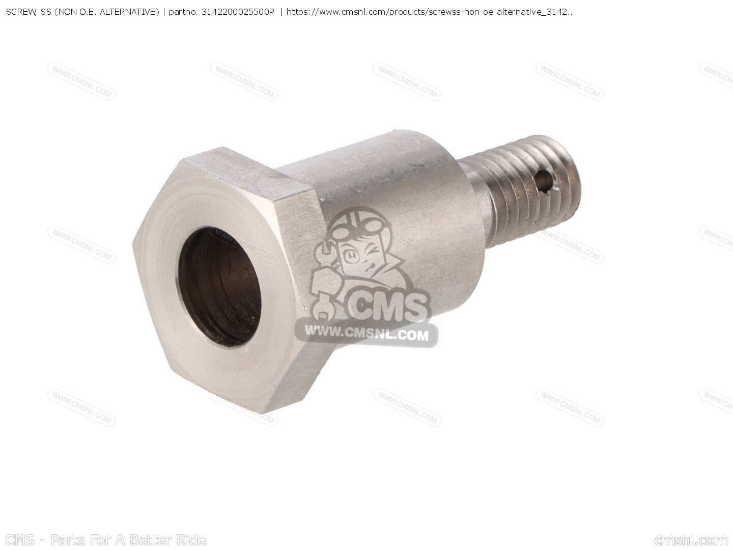 3142200025500P: SCREW, SS (NON O.E. ALTERNATIVE) Alternative parts ...