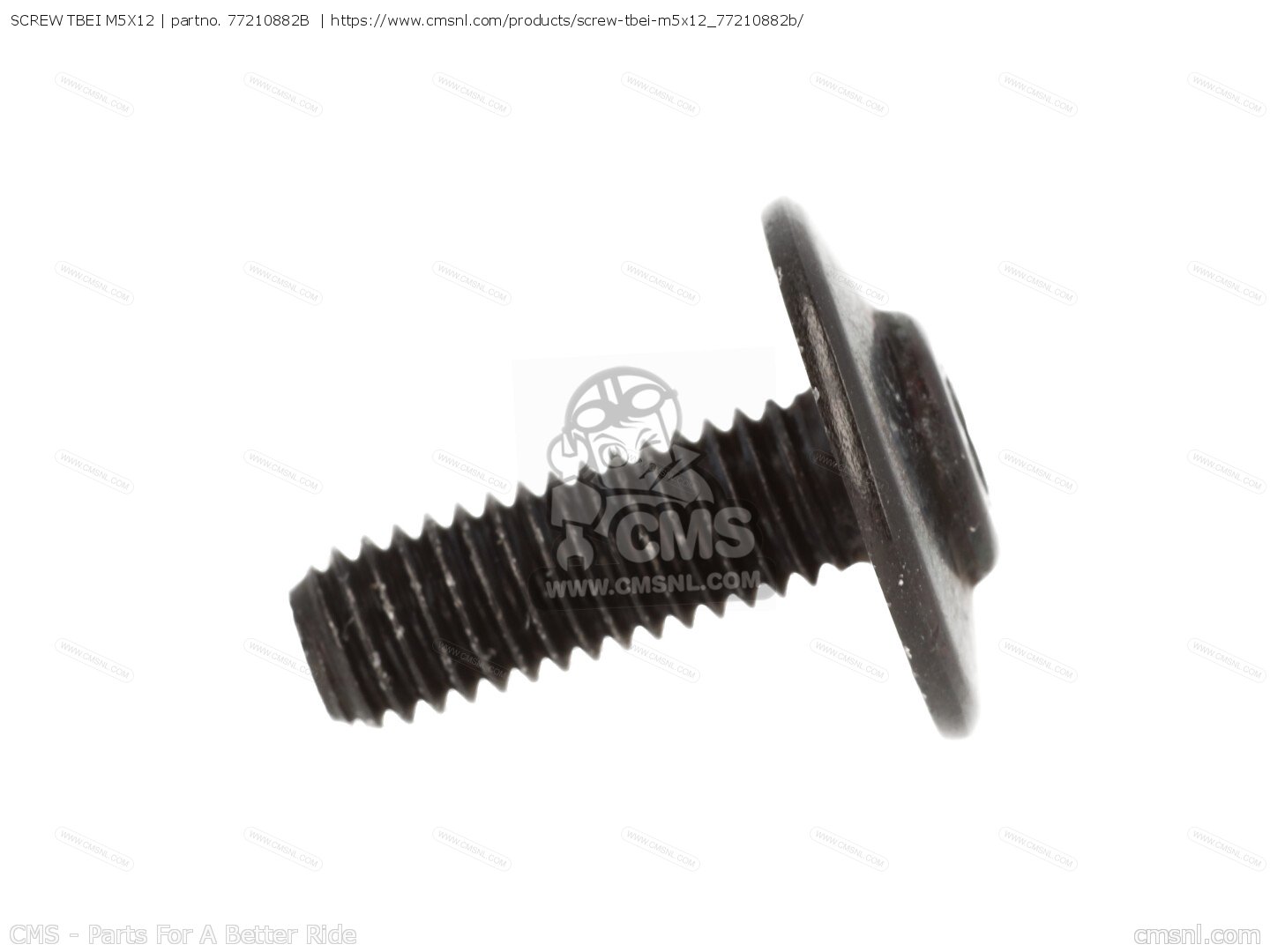 77210882B: SCREW TBEI M5X12 Ducati - buy the 77210882B at CMSNL