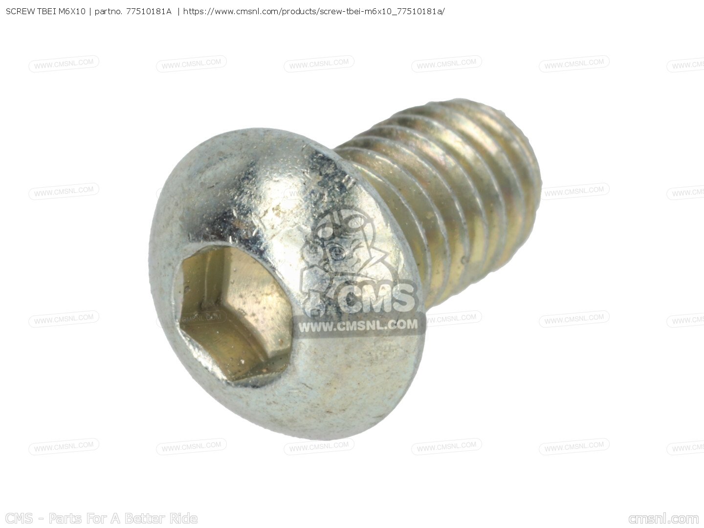 SCREW TBEI M6X10 for MH900 2002 USA (EVOLUZIONE) 9151-1241B - order at ...