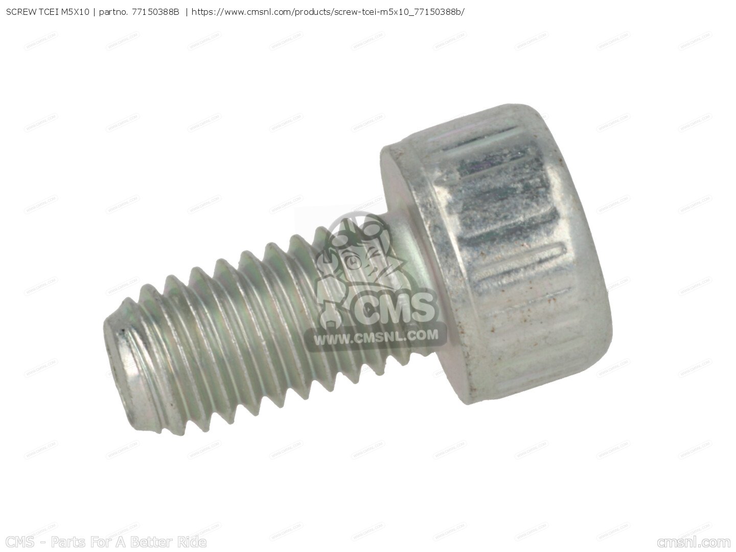 77150388B: SCREW TCEI M5X10 Ducati - buy the 77150388B at CMSNL