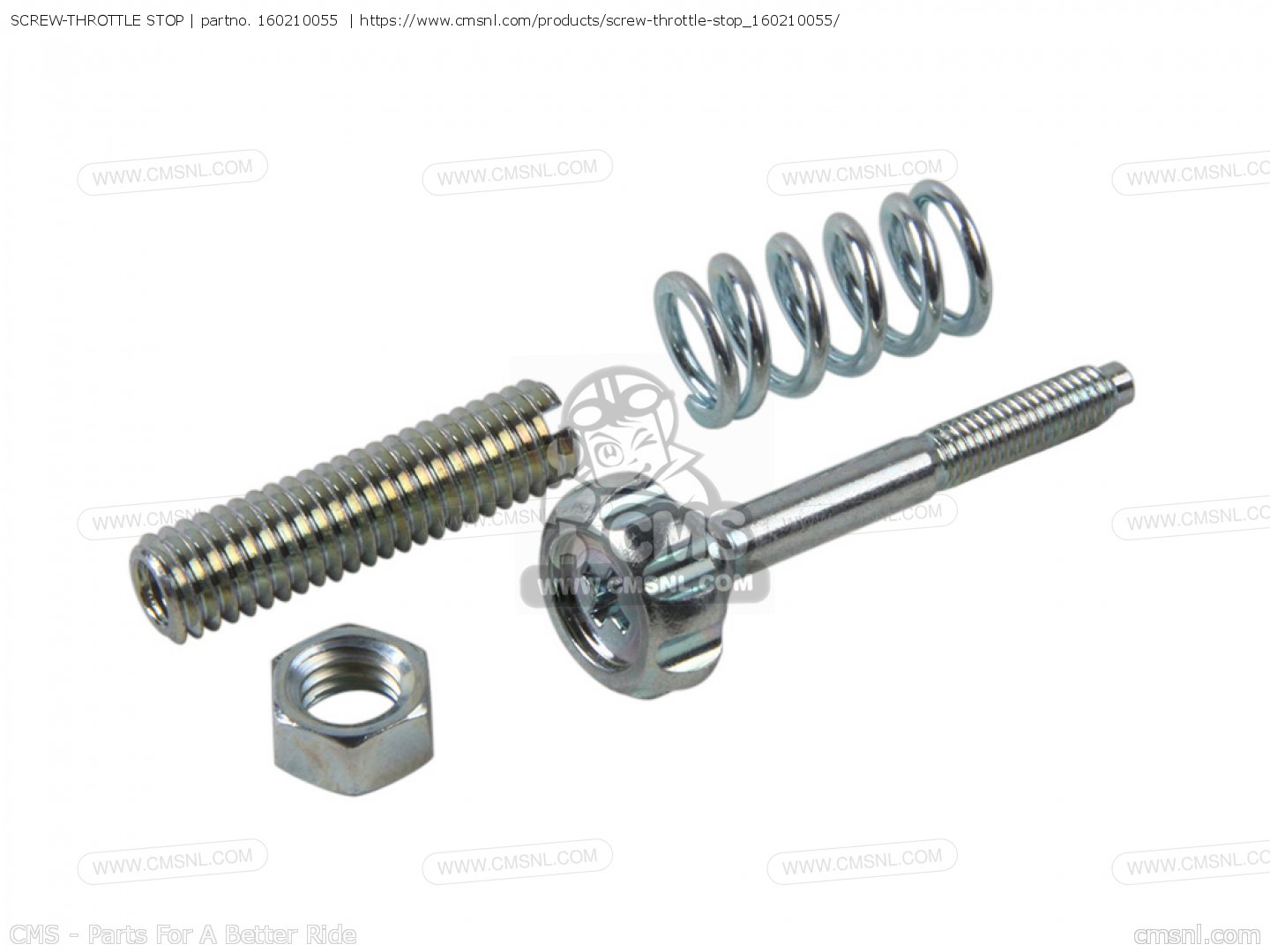 160210055: Screw-throttle Stop Kawasaki - buy the 16021-0055 at CMSNL