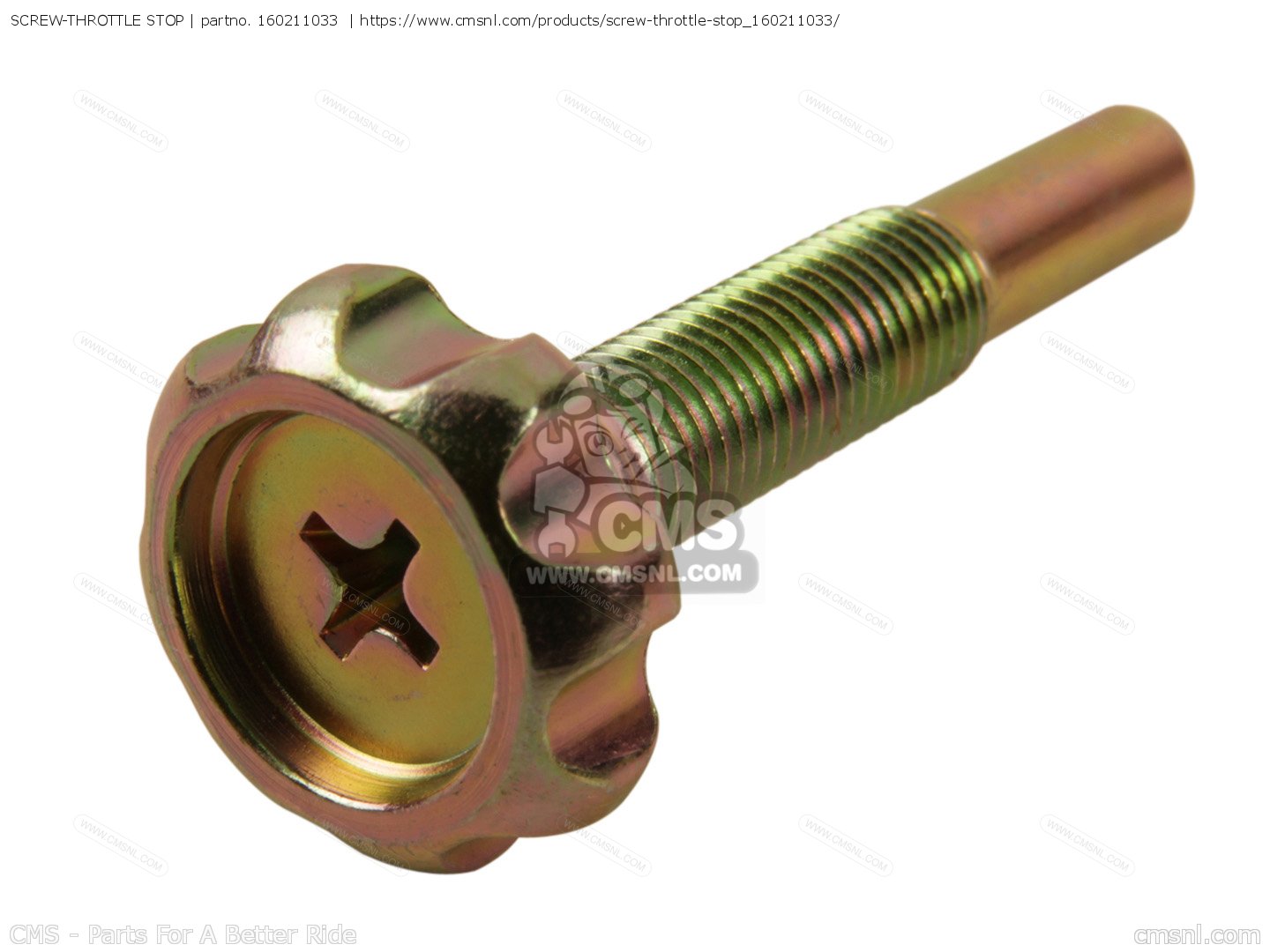 160211033: Screw-throttle Stop Kawasaki - buy the 16021-1033 at CMSNL