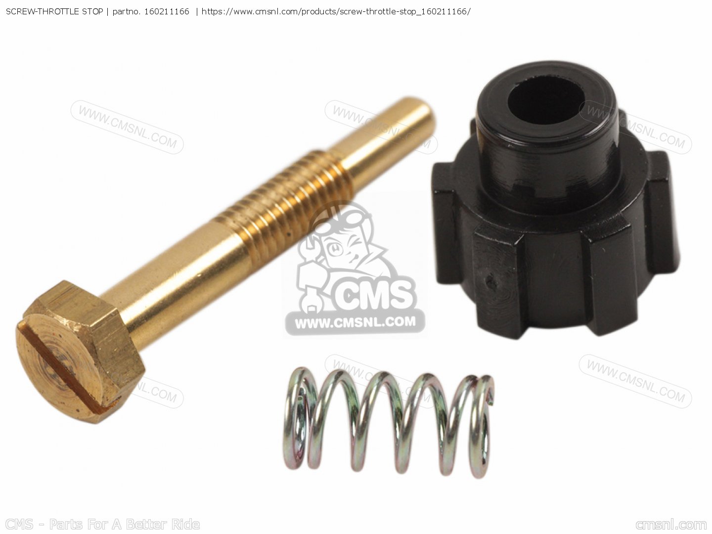 160211166: Screw-throttle Stop Kawasaki - buy the 16021-1166 at CMSNL