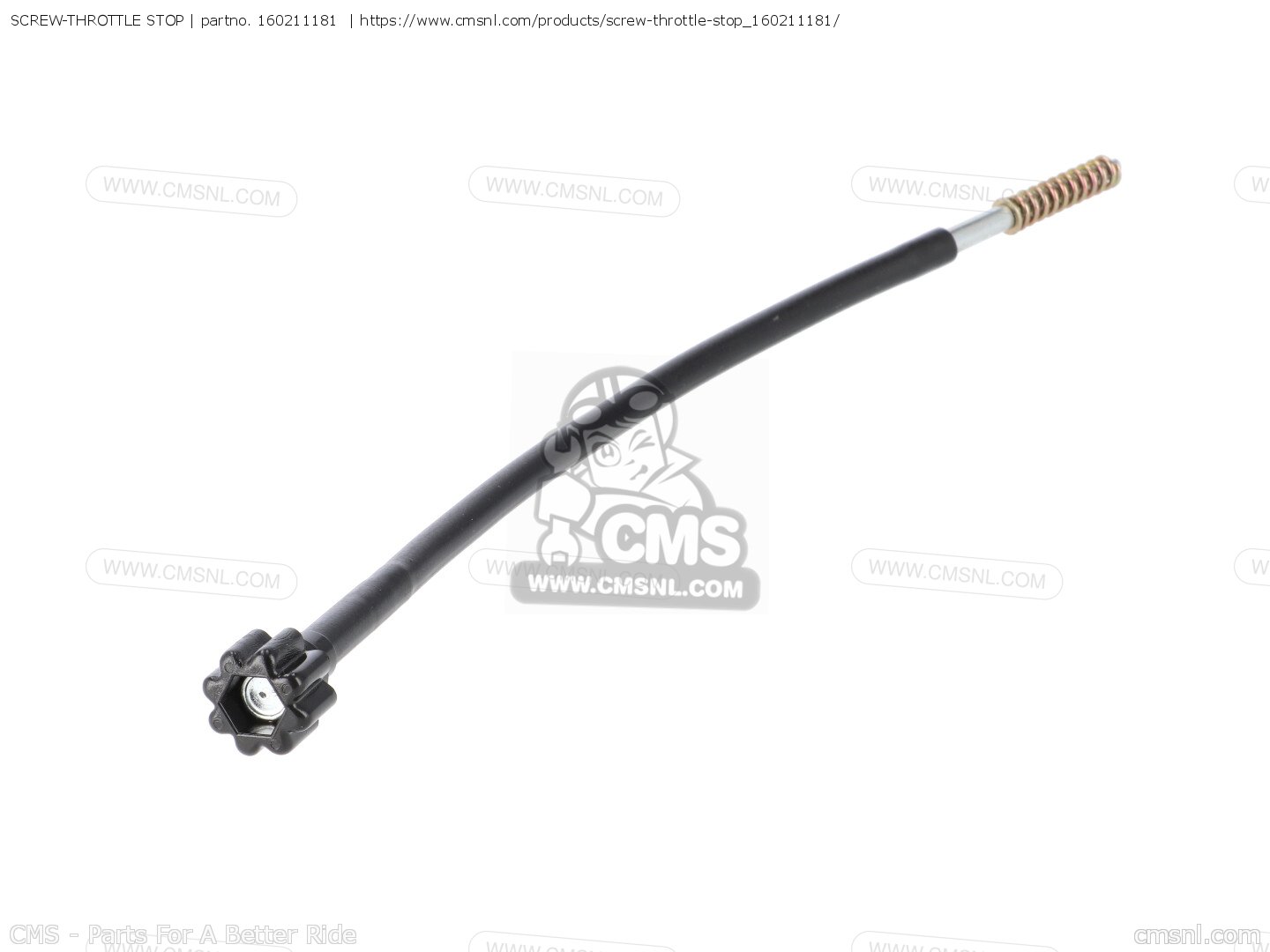160211181: Screw-throttle Stop Kawasaki - buy the 16021-1181 at CMSNL