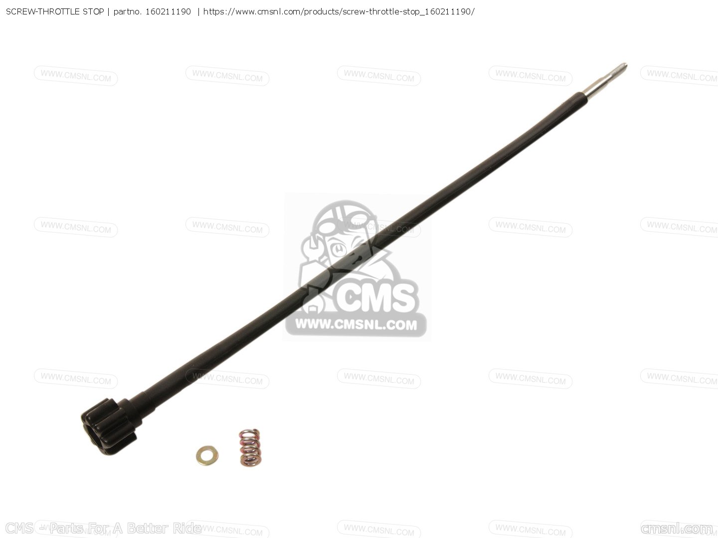 160211190: Screw-throttle Stop Kawasaki - buy the 16021-1190 at CMSNL