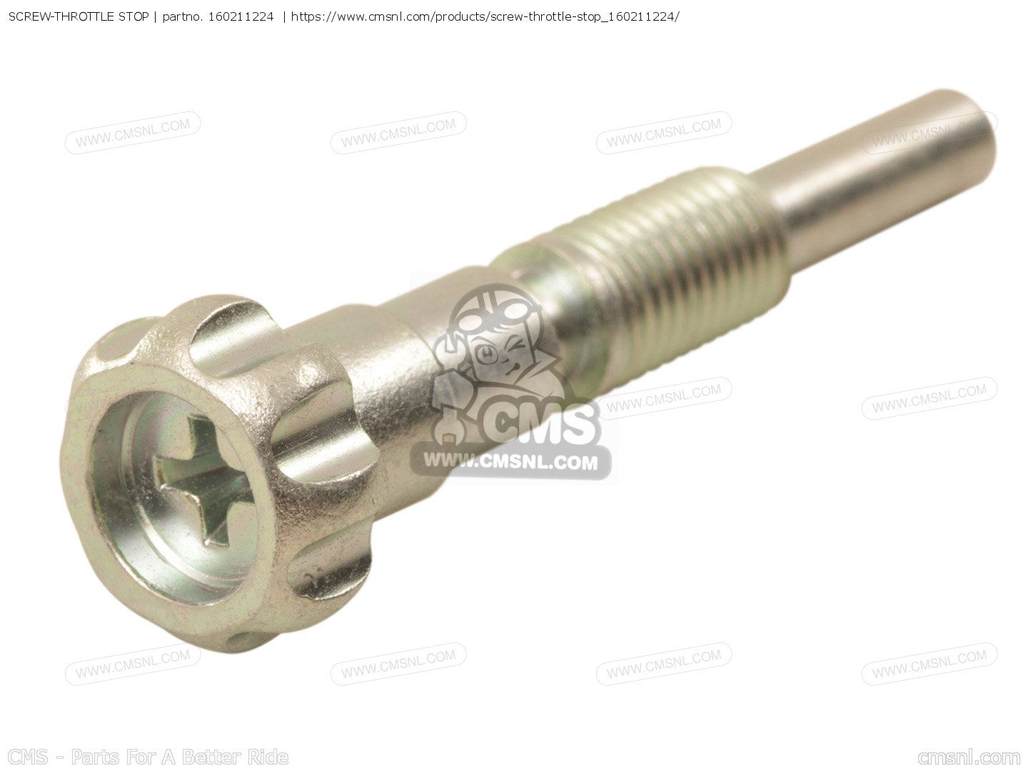 160211224: Screw-throttle Stop Kawasaki - buy the 16021-1224 at CMSNL