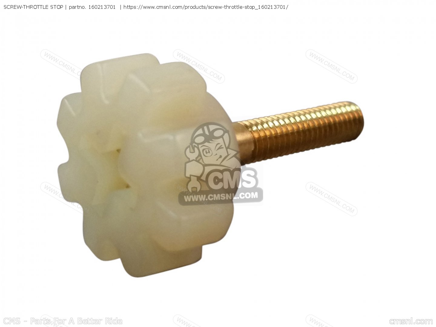160213701: Screw-throttle Stop Kawasaki - buy the 16021-3701 at CMSNL