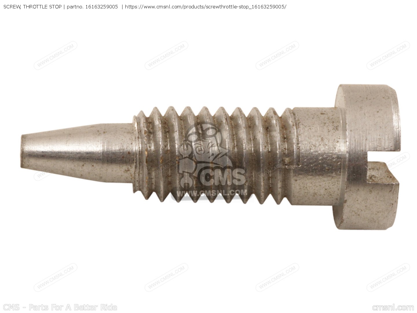 16163259005: SCREW, THROTTLE STOP Honda - buy the 16163-259-005 at CMSNL