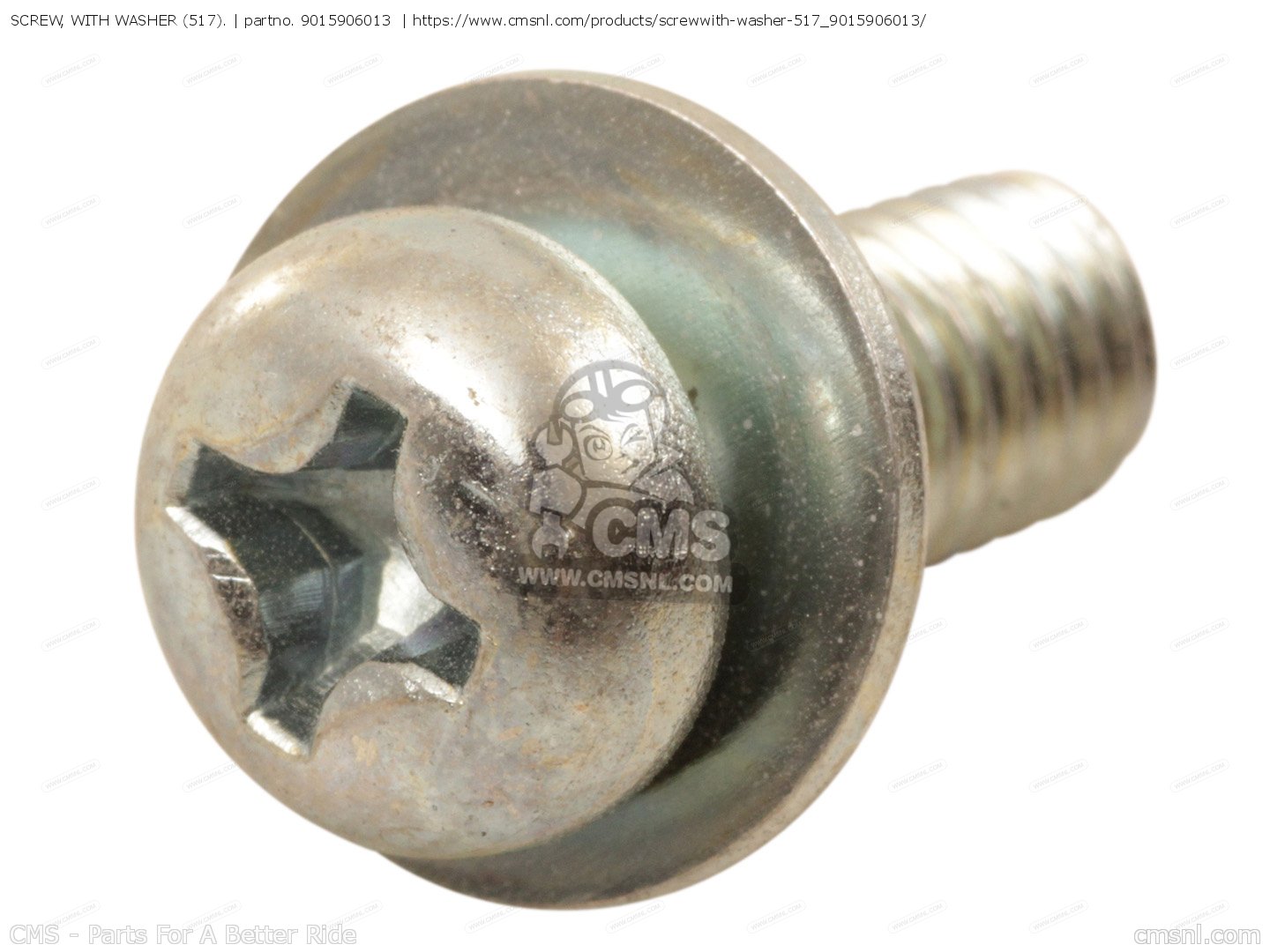9015906013: SCREW, WITH WASHER (517). Yamaha - buy the 90159-06013-00 ...