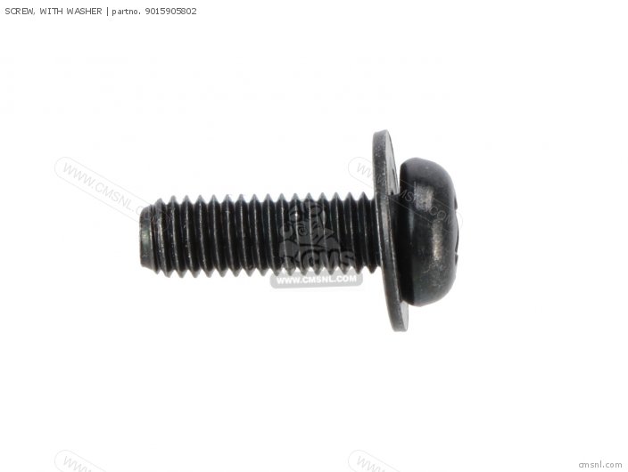 9015905802: SCREW, WITH WASHER Yamaha - buy the 90159-05802-00 at CMSNL