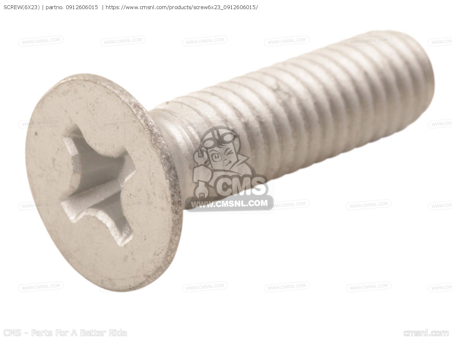 0912606015: SCREW(6X23) Suzuki - buy the 09126-06015 at CMSNL