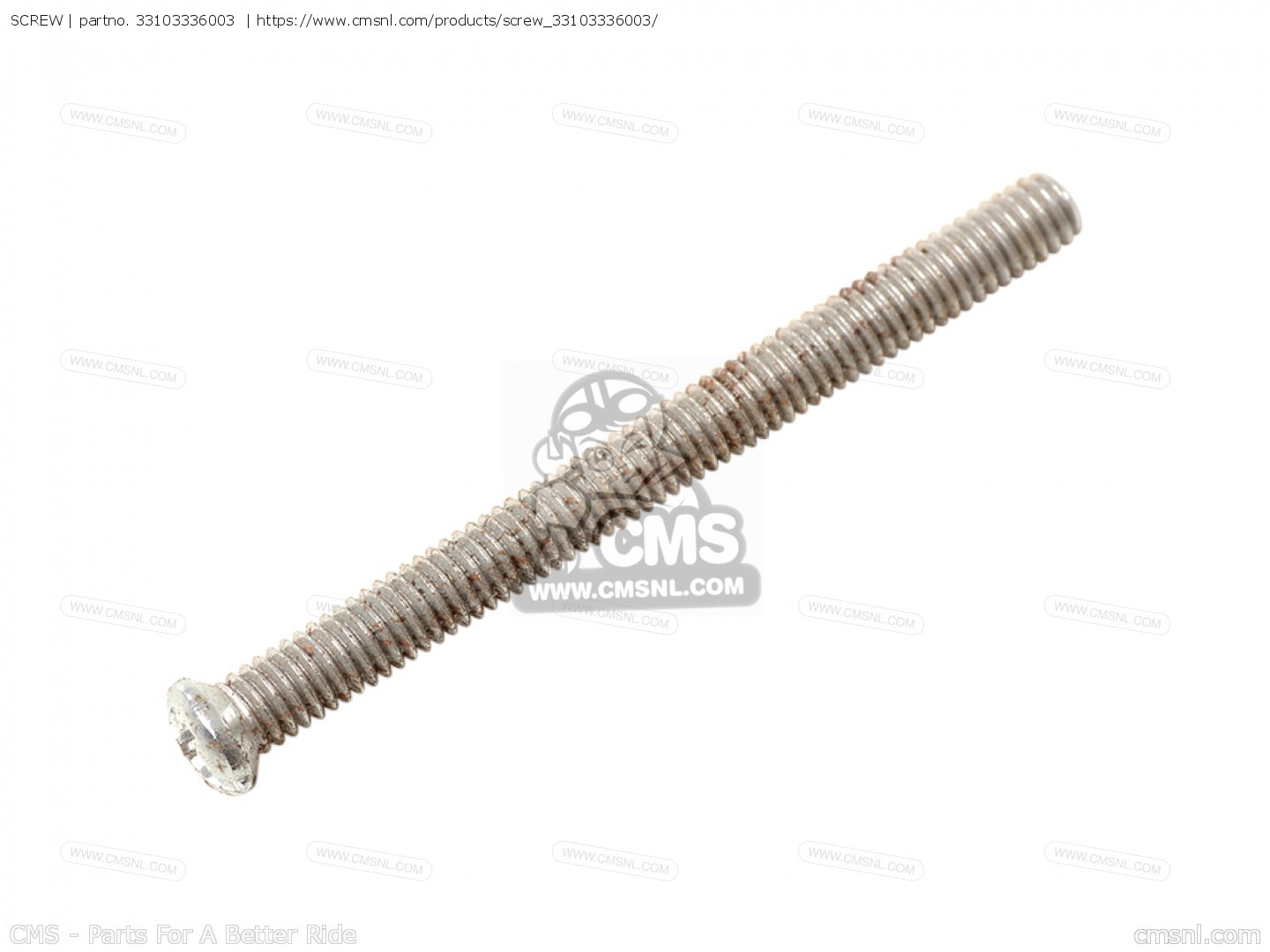 33103336003: SCREW Honda - buy the 33103-336-003 at CMSNL