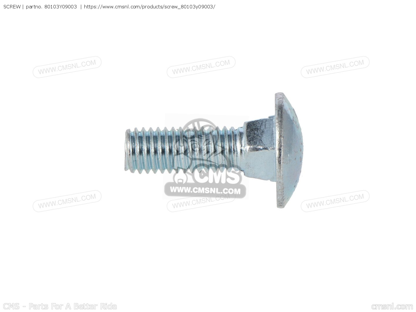 80103Y09003: SCREW Honda - buy the 80103-Y09-003 at CMSNL